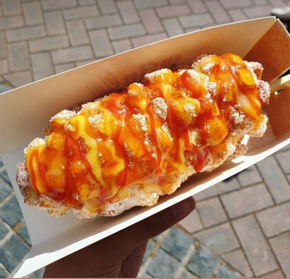 Crispy Man Corn Dog 1 Piece (핫도그) | Cafe MiMi 미미
